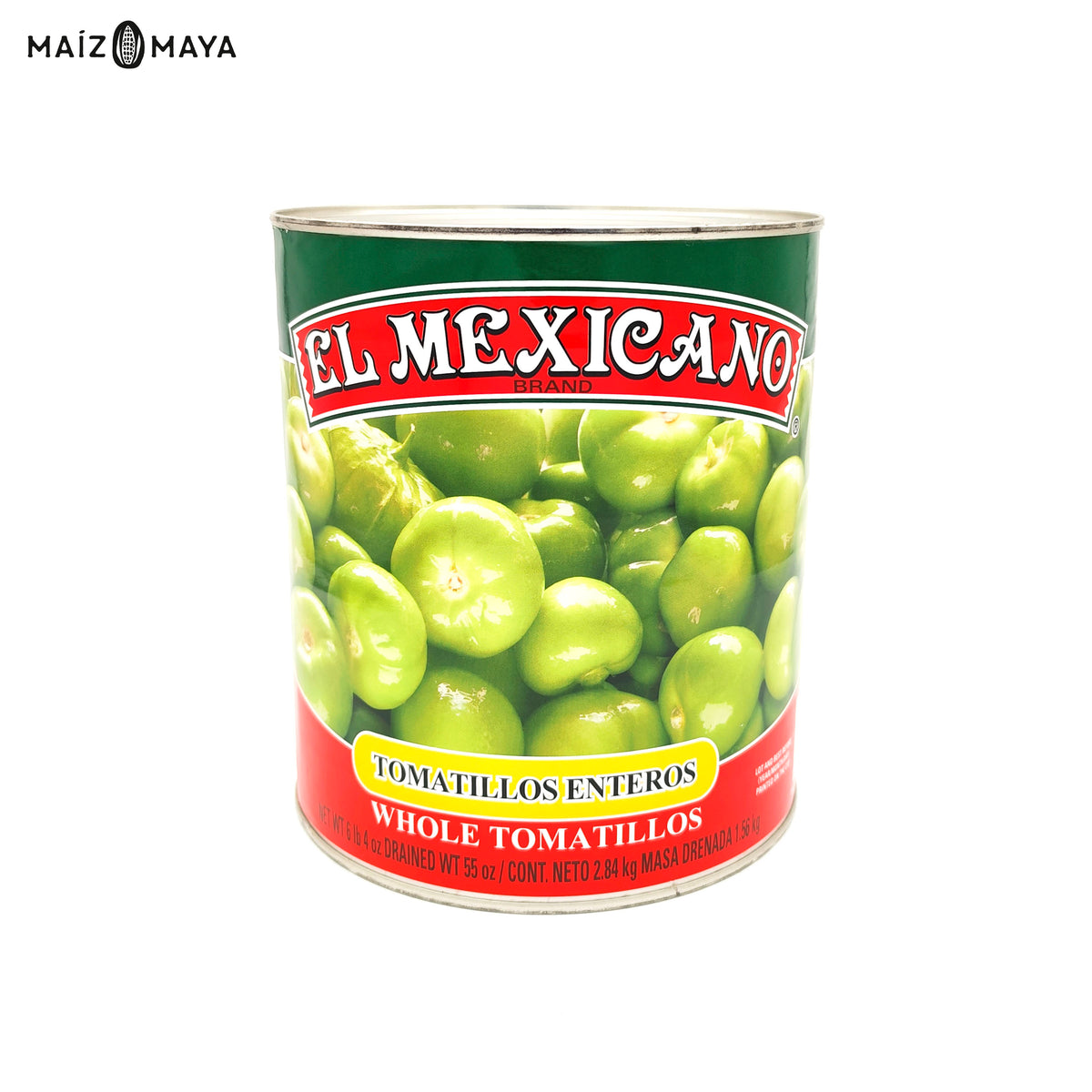Tomatillo Entero El Mexicano 2,8 kg - Maíz Maya